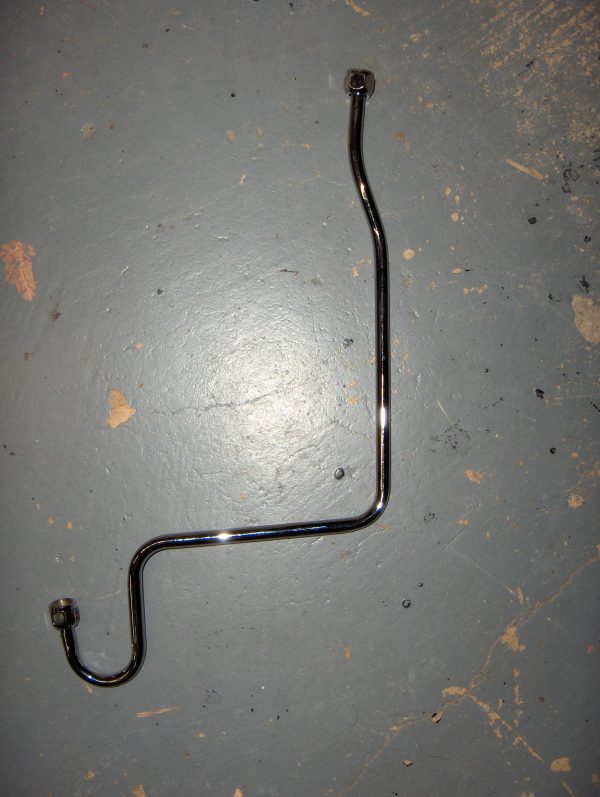 Harley Panhead Chrome Oil Feed Line 1958-1964 - TJs Motorcycles