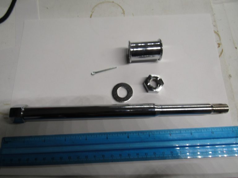 Harley Knuckle,Pan,Servi-car,WLC, Chrome Springer Fork Front Axle ...