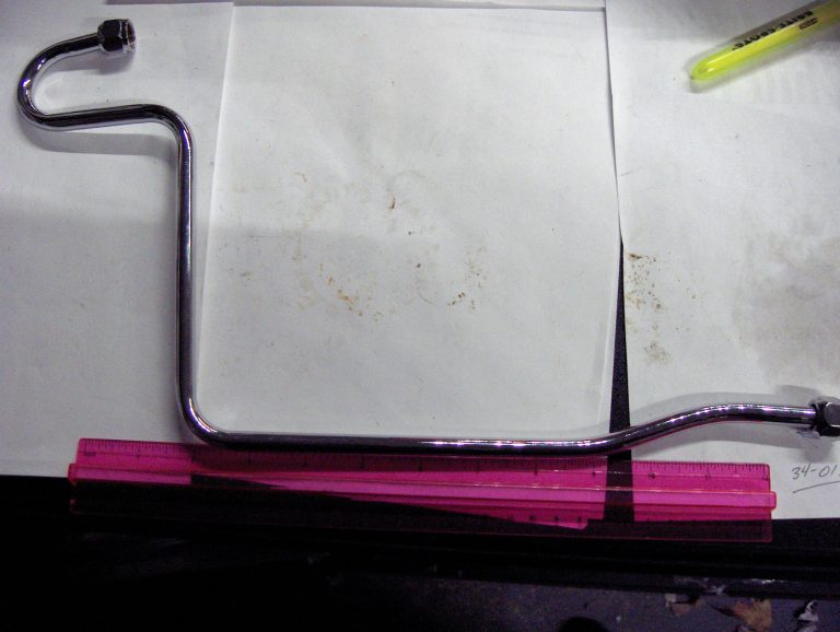 Harley Panhead Chrome Oil Feed Line 1958-1964 - TJs Motorcycles